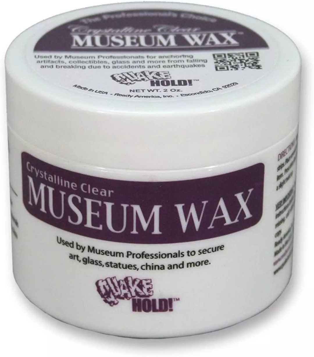 Quakehold! Crystalline Clear Museum Wax -2 Oz - Etsy