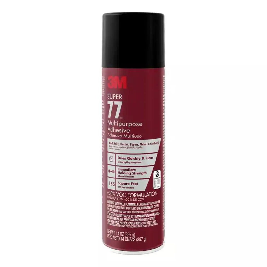 3M Super 77 Multipurpose Low VOC Spray Adhesive, 14 Oz - Etsy