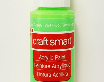 Craft Smart Acrylic Paint Grass Green 2 Fl.oz. Bottle - Etsy