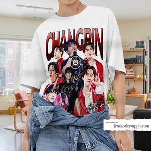 Changbin Straykids Kpop Inspired Graphic Shirt, Changbin Retro T Shirt ...