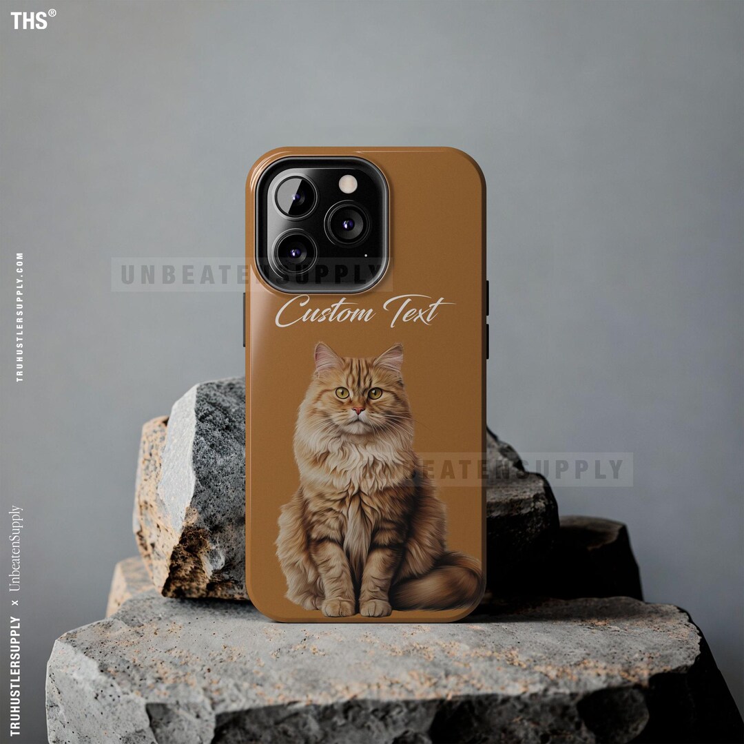 Custom Cat iPhone Case Your Pet Photo, Custom Your Phone Cases Cat Name ...