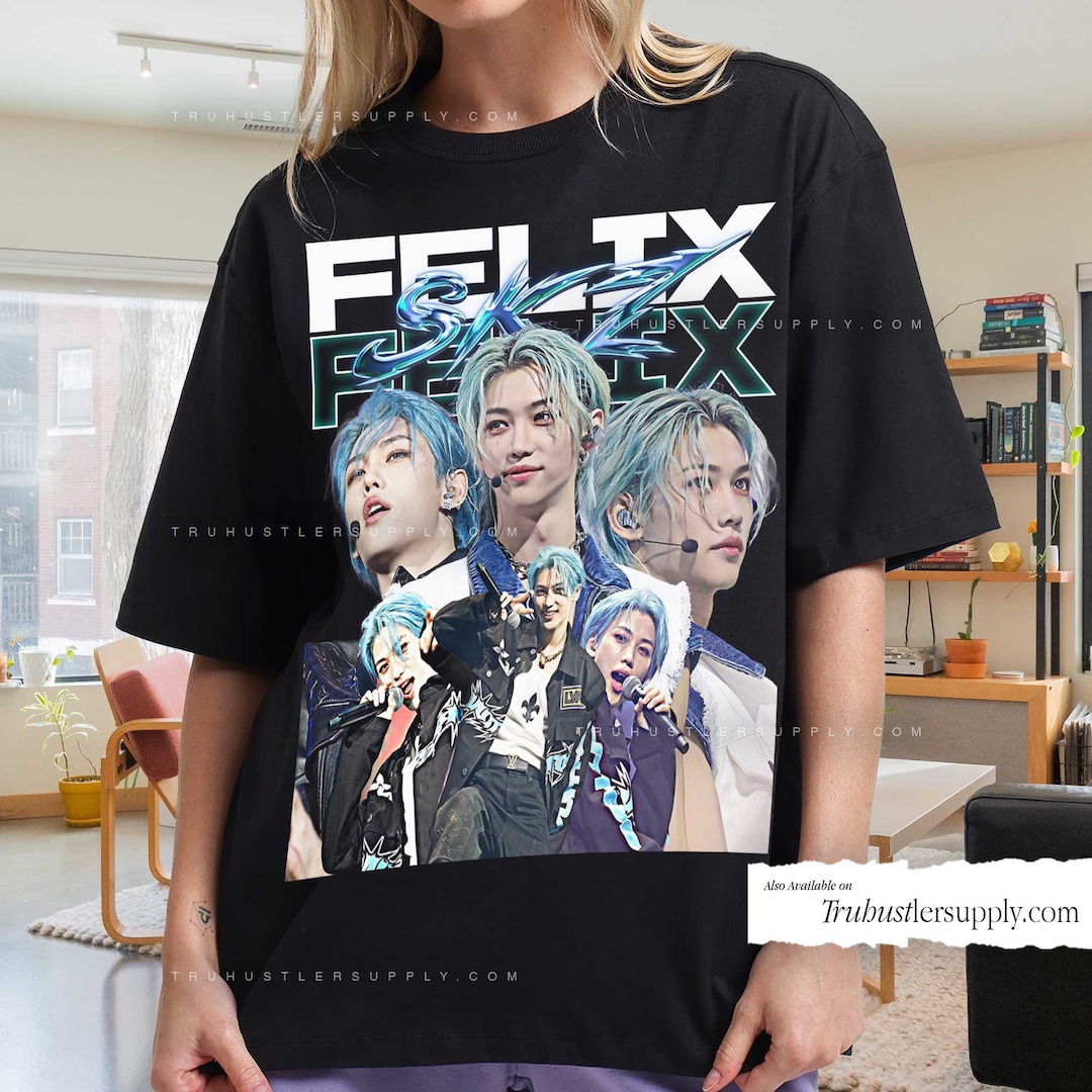 Vintage Felix SKZ Graphic Shirt, Felix Y2K Graphic Shirt, Vintage Felix ...