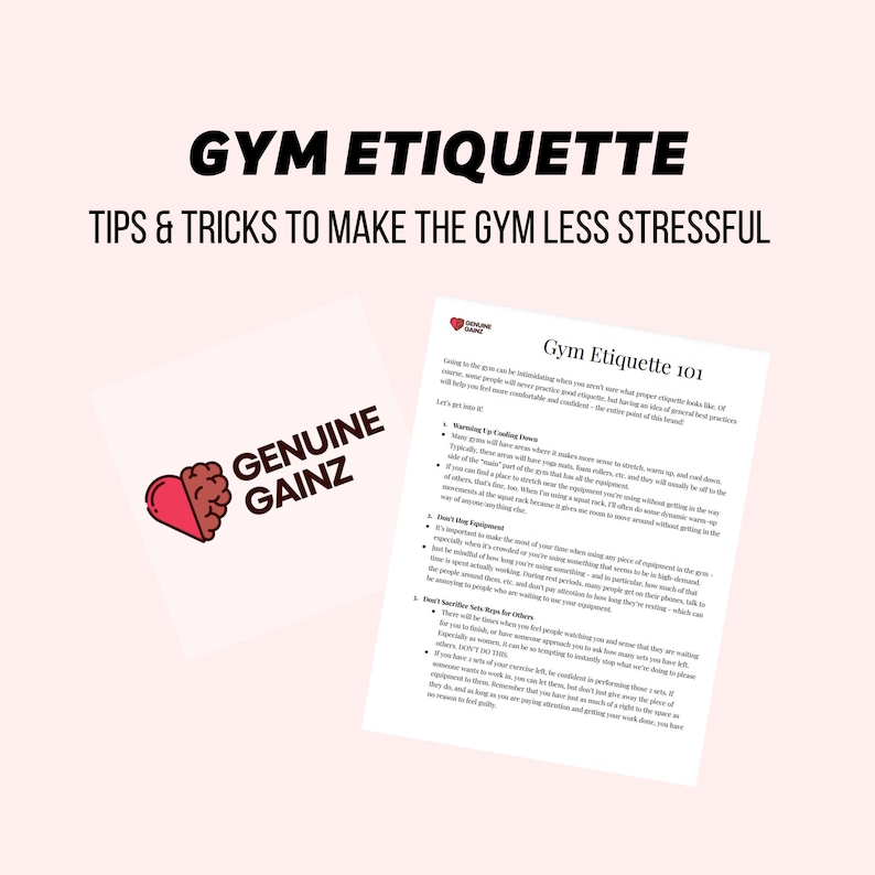 Gym Etiquette Tips: Confidence Building Fitness Tips for Beginners ...