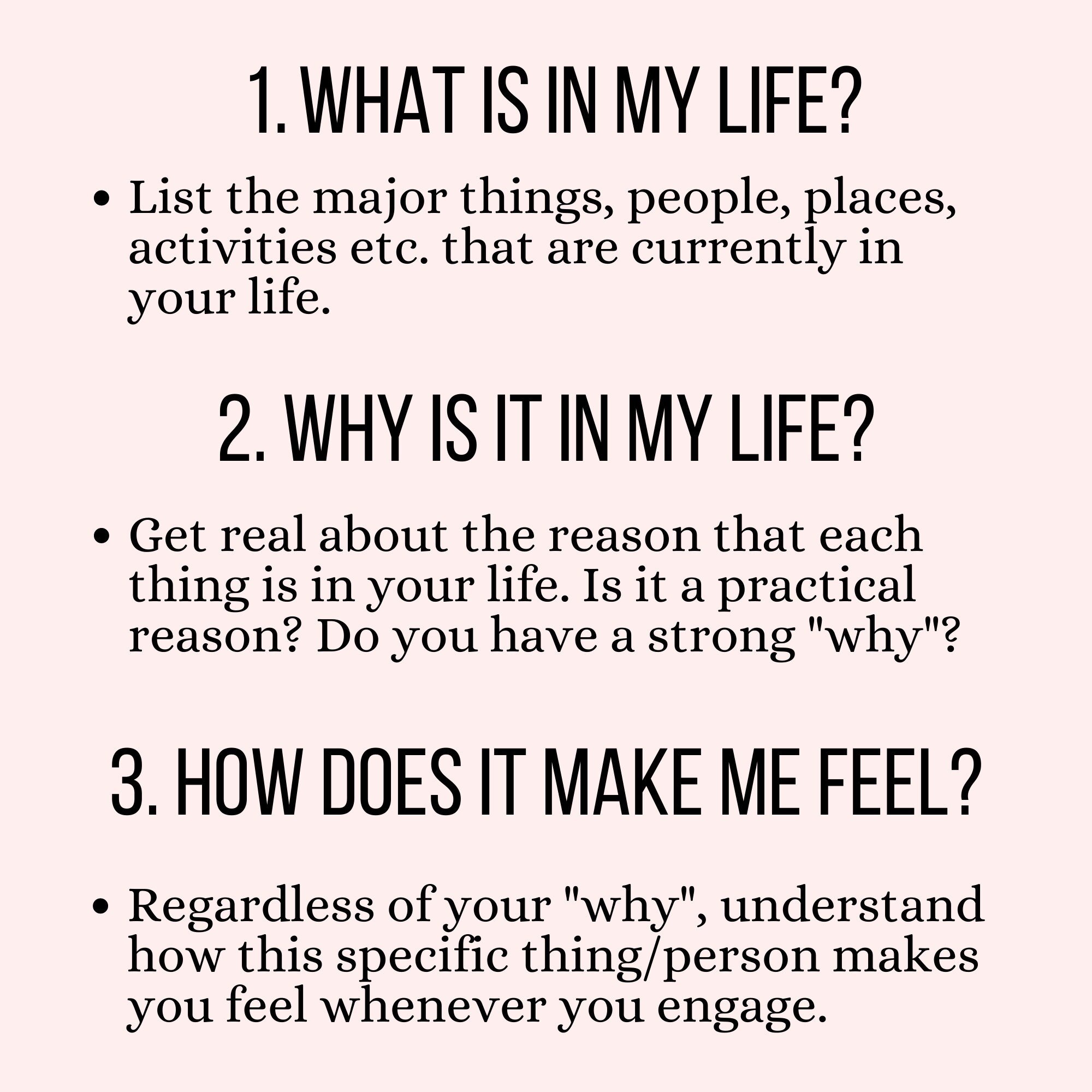 Self Discovery Worksheet: Documenting My Current Life & Areas for ...