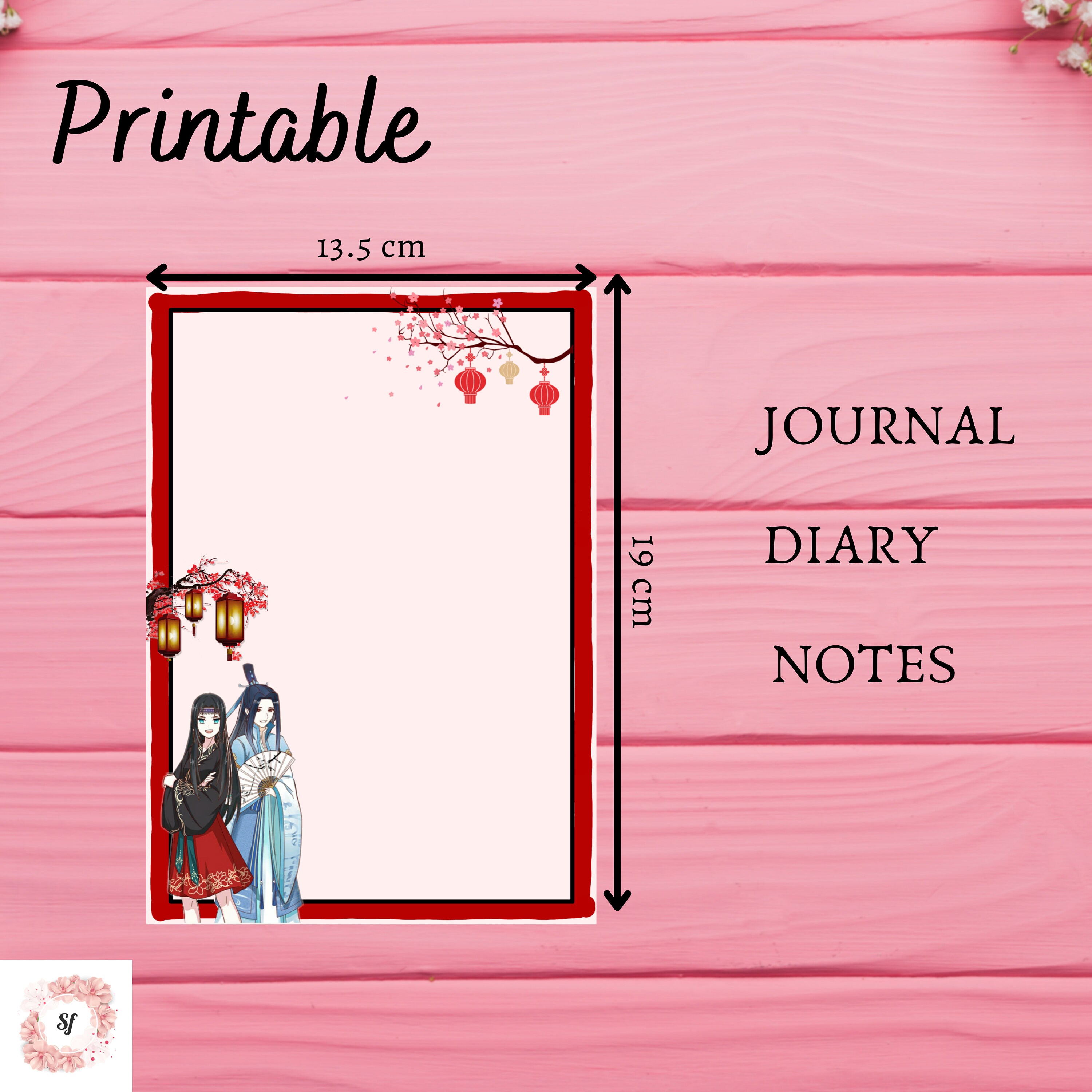 Digital and Printable Memo Pad, Notes, Stationary, Journal, Diary ...