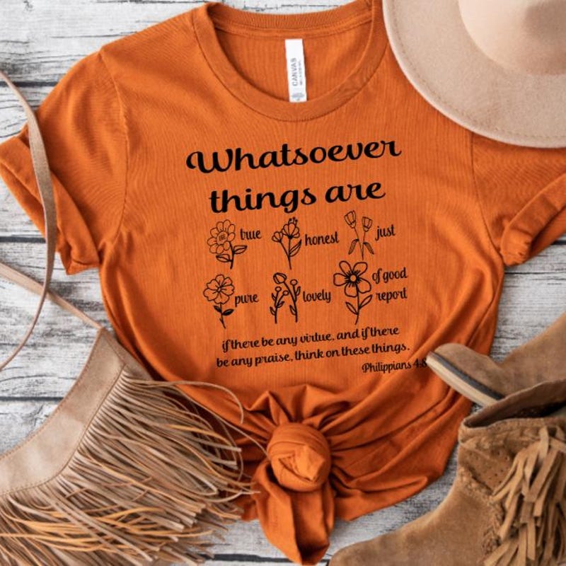 Whatsoever Things - Etsy