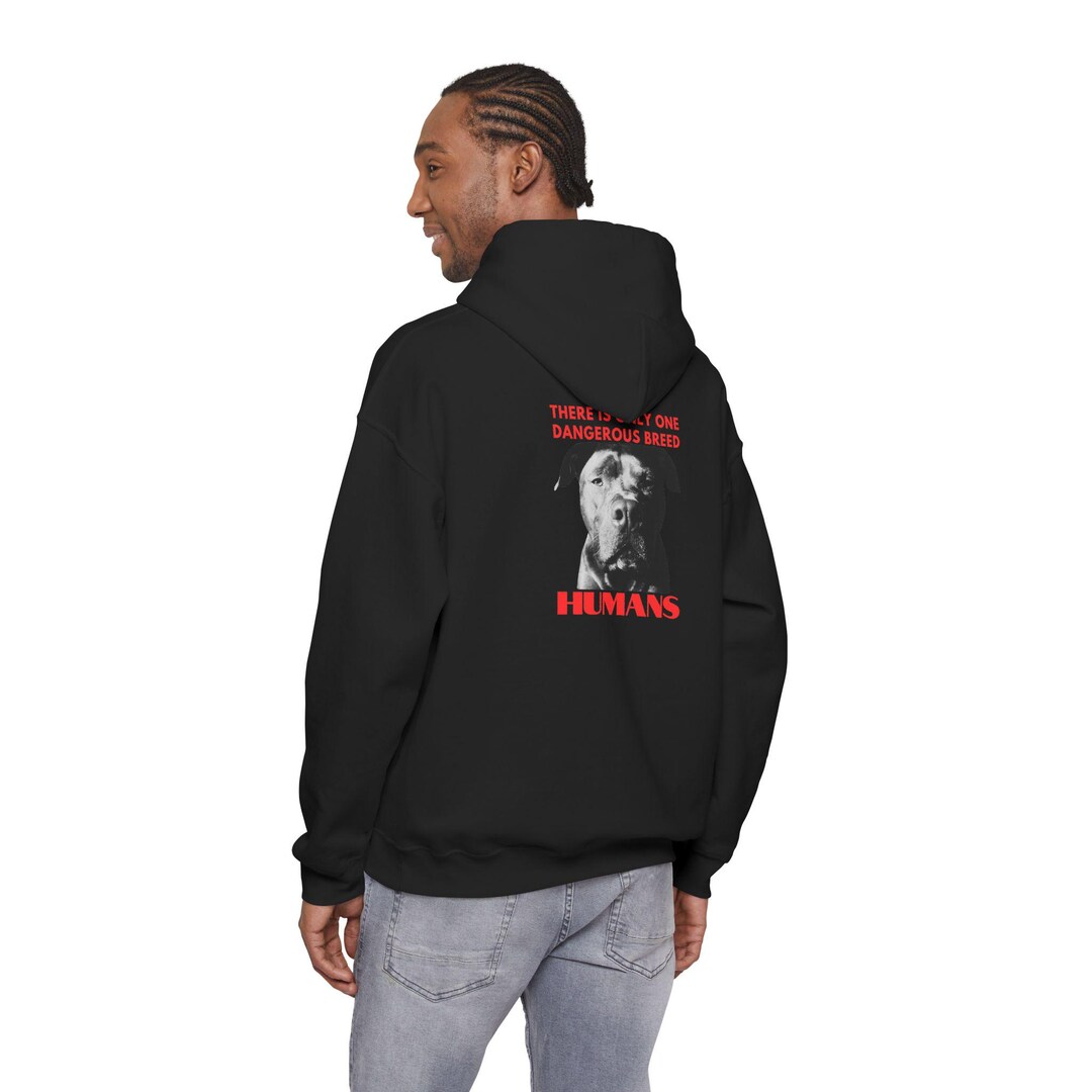 There is Only One Dangerous Breed Humans Hoodie | Xcel Bully Face - Etsy