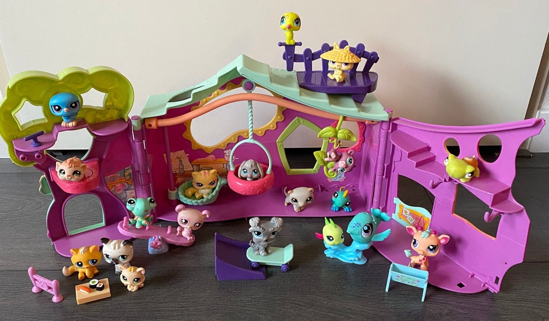 My Littlest Pet Shop, Authentic LPS, Clubhouse With Pets, Vintage Toy ...