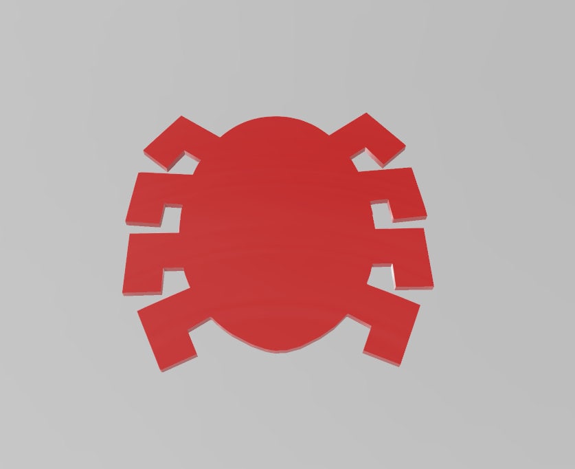 Spiderman Back Symbol