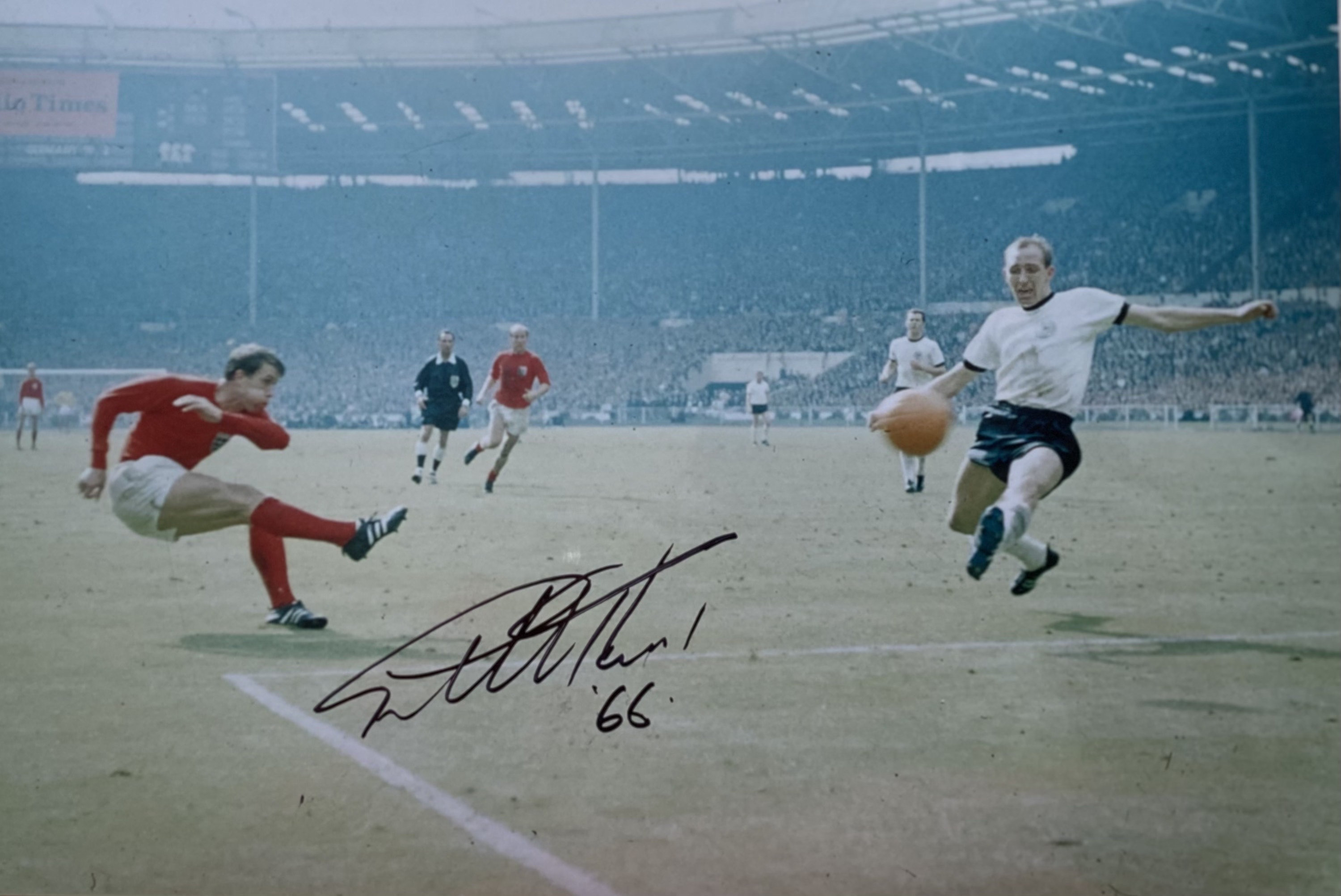 Sir Geoff Hurst England Football Legend Autographed Signed Photo - Etsy