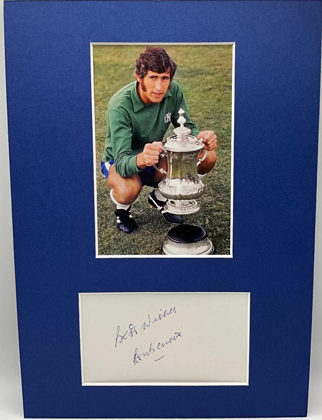 Peter Bonetti Chelsea Football Legend Autographed Signed & Mounted ...