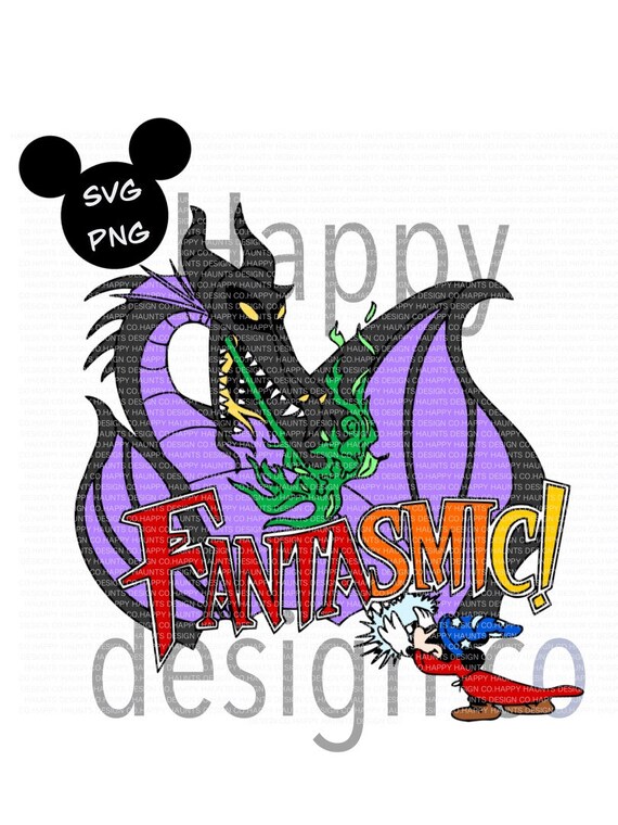 Fantasmic SVG Easy Cut File for Cricut Layered by Colour - Etsy Australia