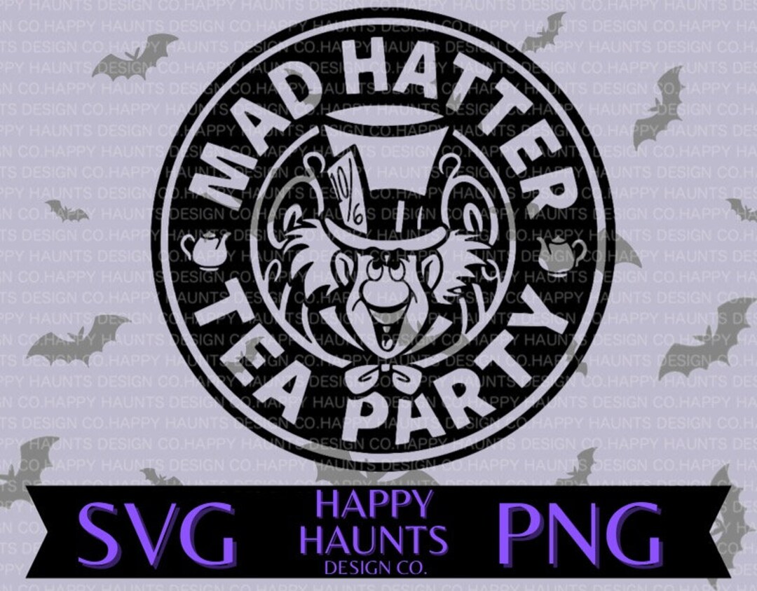 Mad Hatter SVG Easy Cut File for Cricut Layered by Colour - Etsy Hong Kong