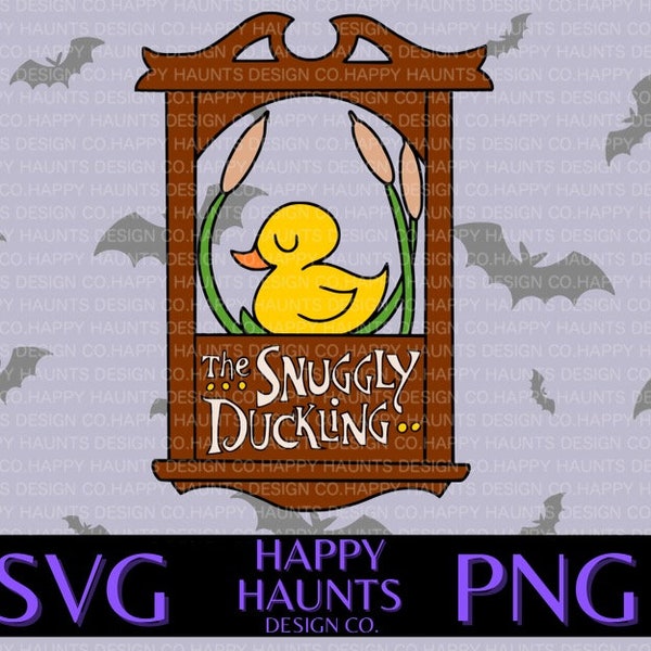 Snuggly Duckling Sign File for Cricut - Etsy