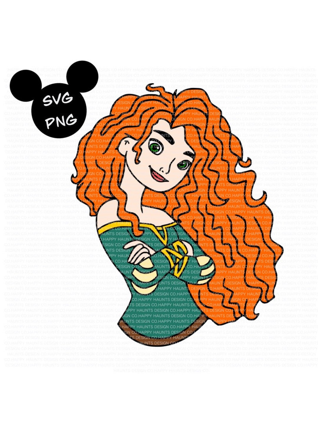 Merida SVG Easy Cut File for Cricut Layered by Colour - Etsy UK