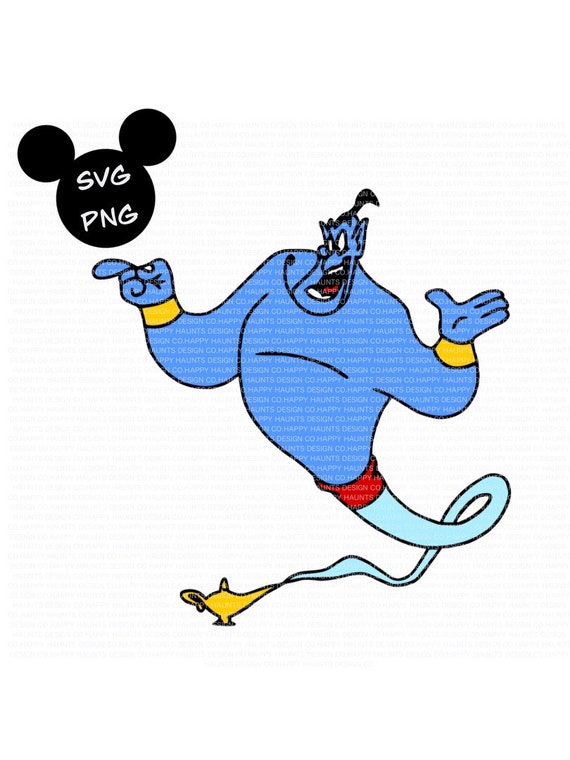 Genie SVG Easy Cut File for Cricut Layered by Colour - Etsy Finland