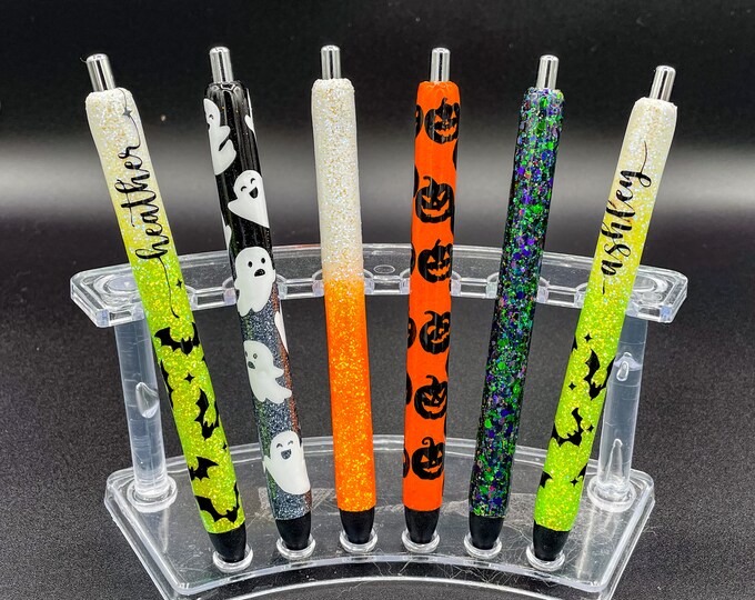 RTS Ready to Ship Glitter Pen Halloween Spider Spooky Ink Joy Pen ...
