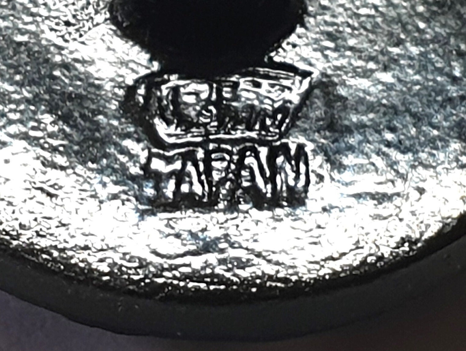 Rare Japanese Arita Porcelain Button. Black With Hand Painted White ...