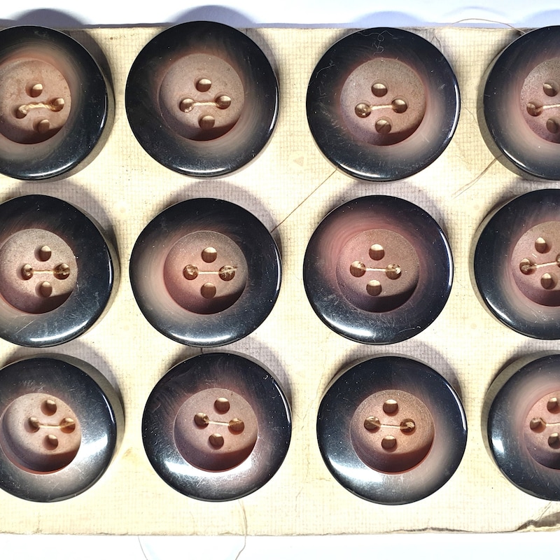 Two Tone Buttons - Etsy