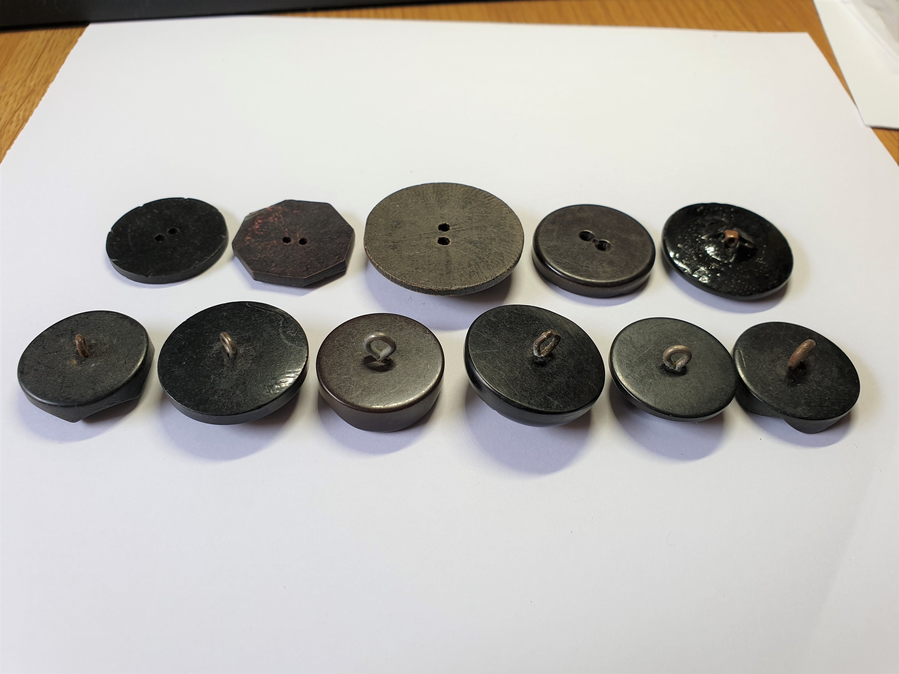 11 Black Art Deco Buttons. Different Designs. Sizes 1 to - Etsy