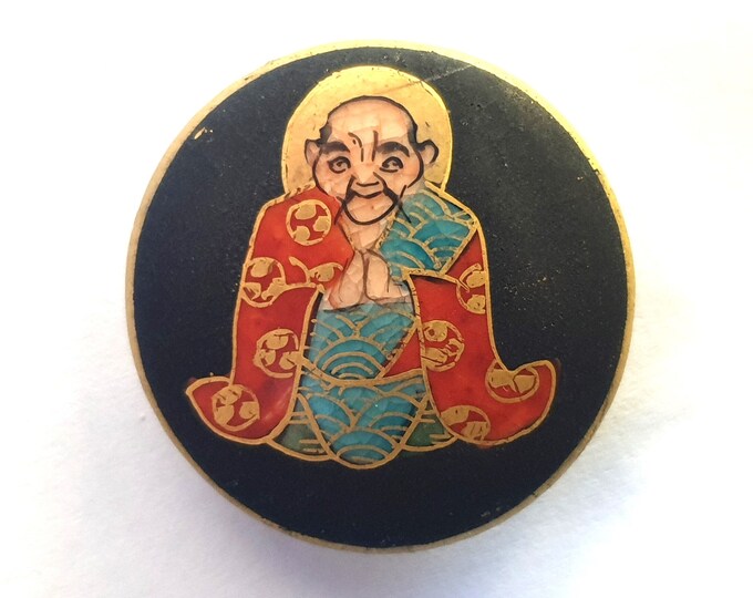 Japanese Satsuma Button Decorated in 22 Carat Gold. Circa 1800s ...
