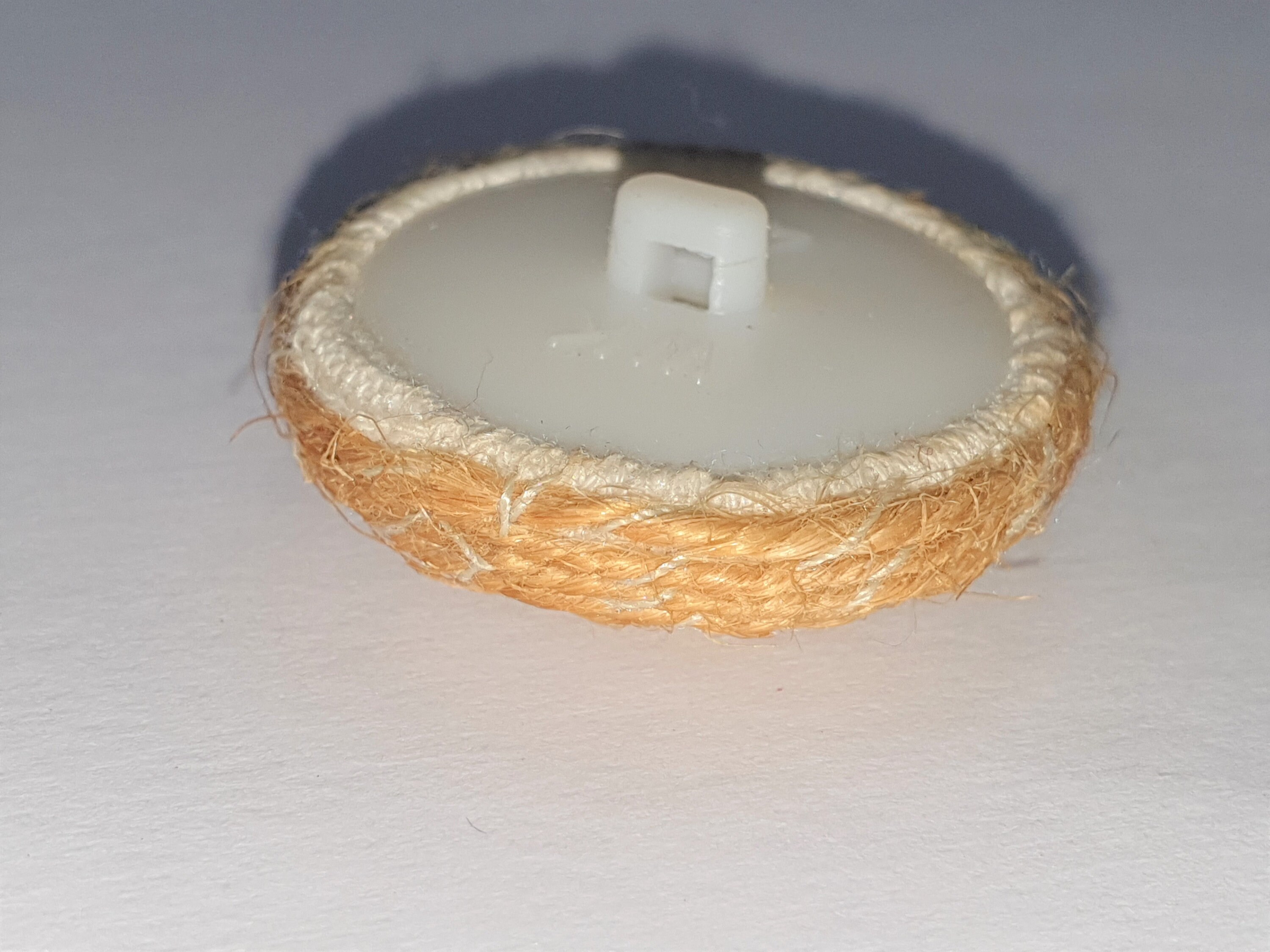 Vintage Hessian Rope Button: 1950s Plastic WK 40, 28mm - Etsy