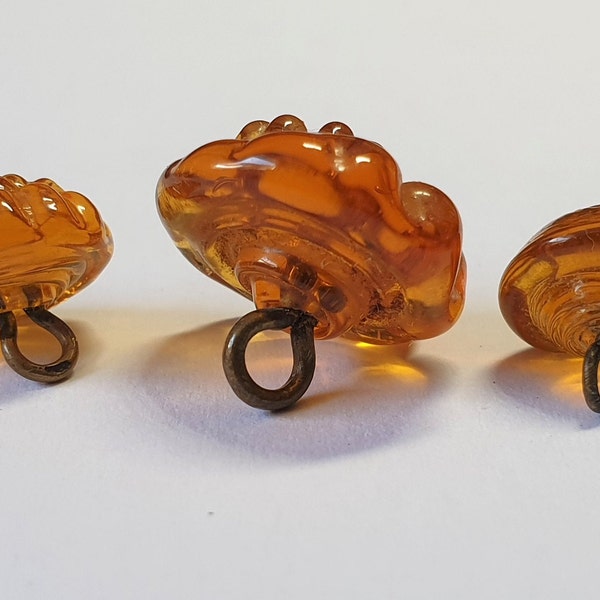 Amber Buttons - Etsy