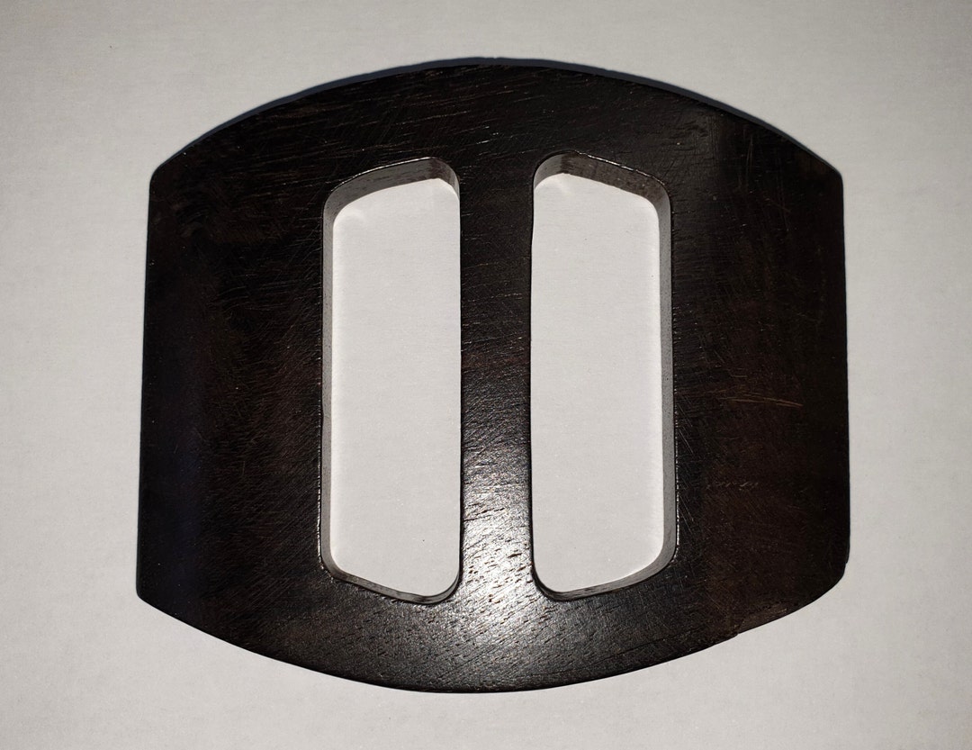 Antique Art Deco Wooden Buckle: 1920s Rounded Oblong Design - Etsy