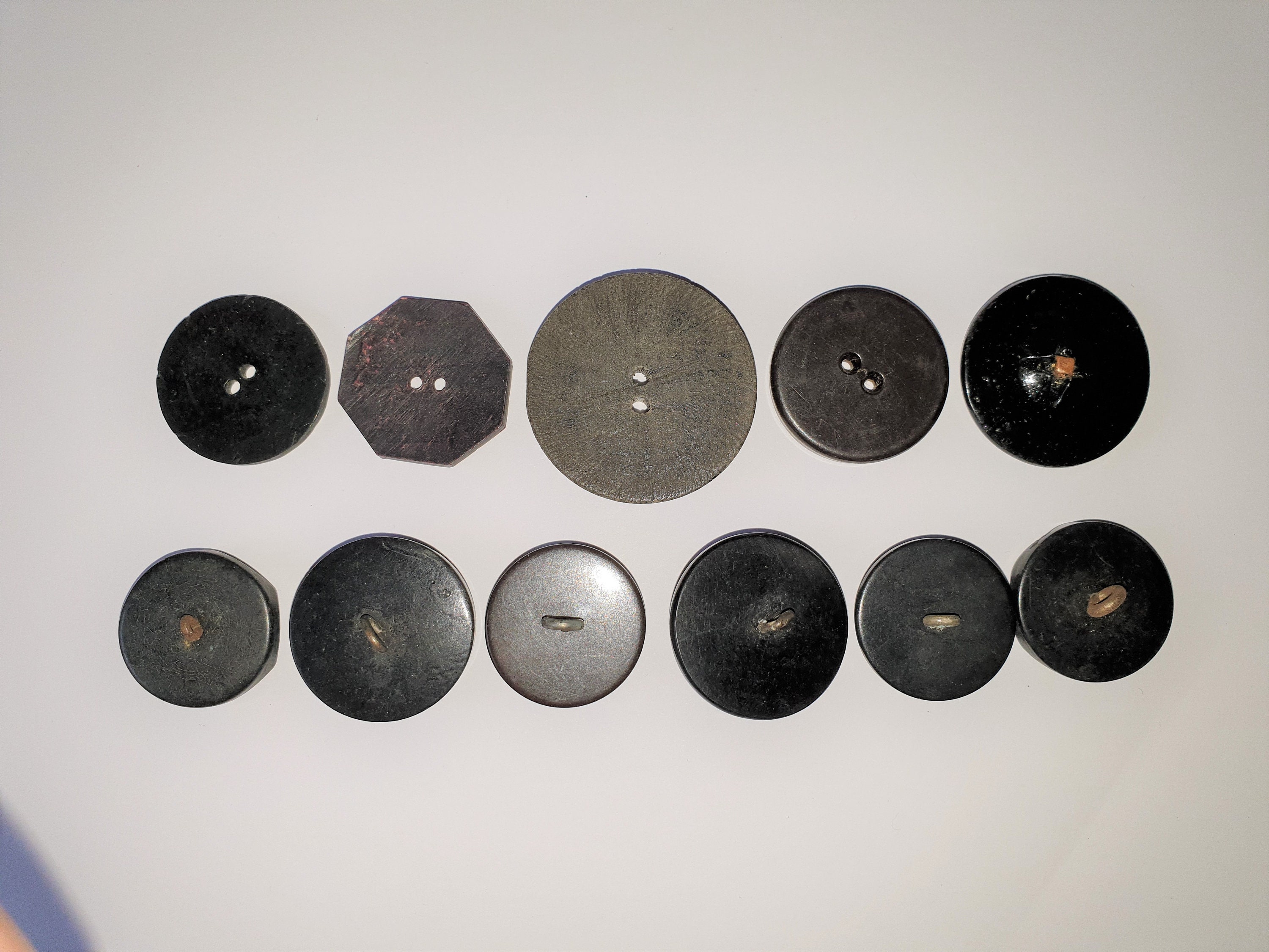 11 Black Art Deco Buttons. Different Designs. Sizes 1 to - Etsy
