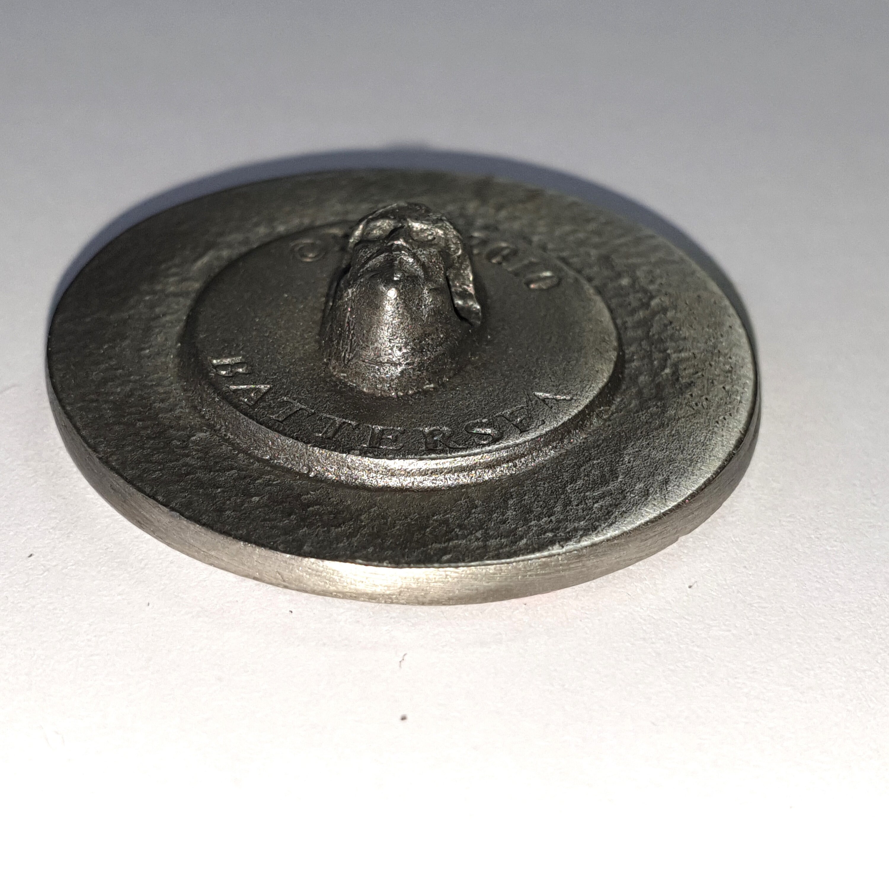 Very Rare Pewter Red Lobster Button. Signed NBS 2010 Battersea. Brite ...