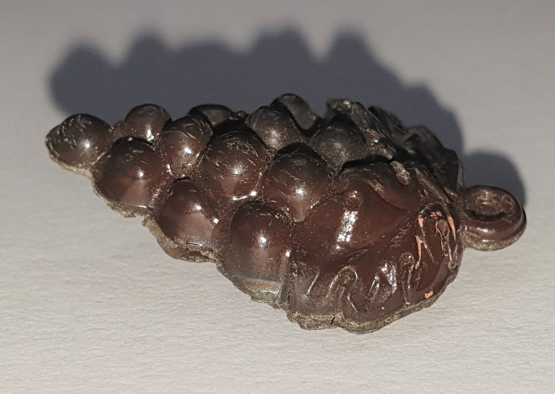 1 Vintage Weeber Celluloid Button in the Style of a Bunch of Grapes ...