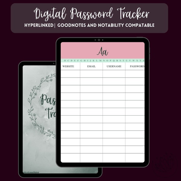 Password Keeper - Etsy