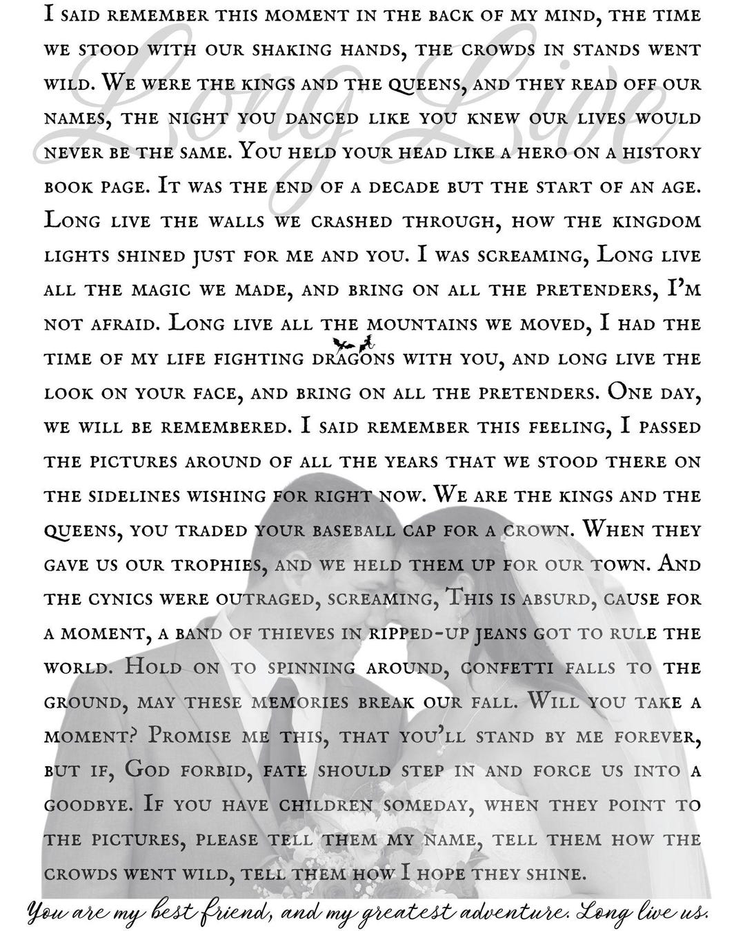 Custom Song Lyrics Digital Print | Personalized Music Art | Made-to ...