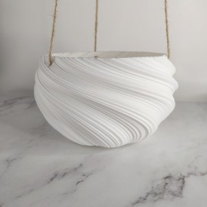 Swirl Hanging Planter Indoor Planter Pot Hanging Planter | Etsy