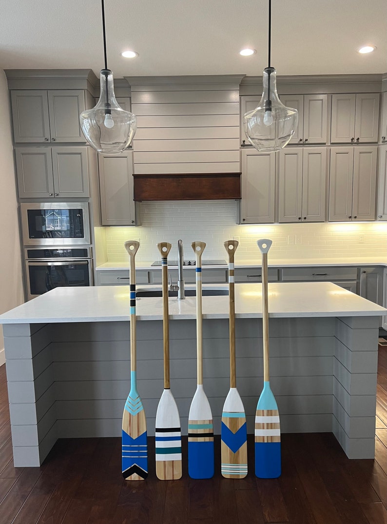 PICK THREE: Hand Painted Decorative Wooden Canoe Paddle Wall Oar - Etsy