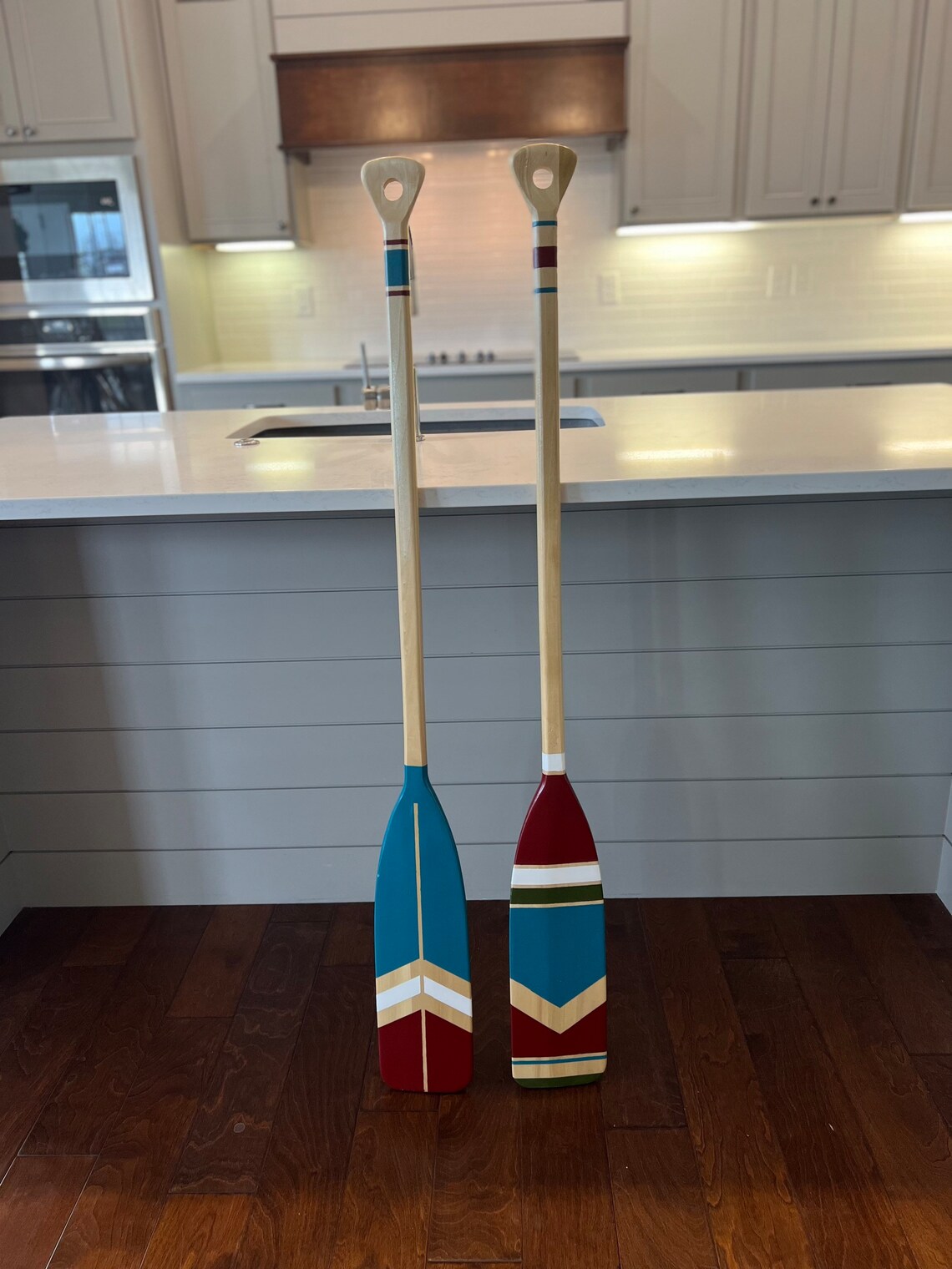 PICK TWO: Hand Painted Decorative Wooden Canoe Paddle Wall Oar - Etsy