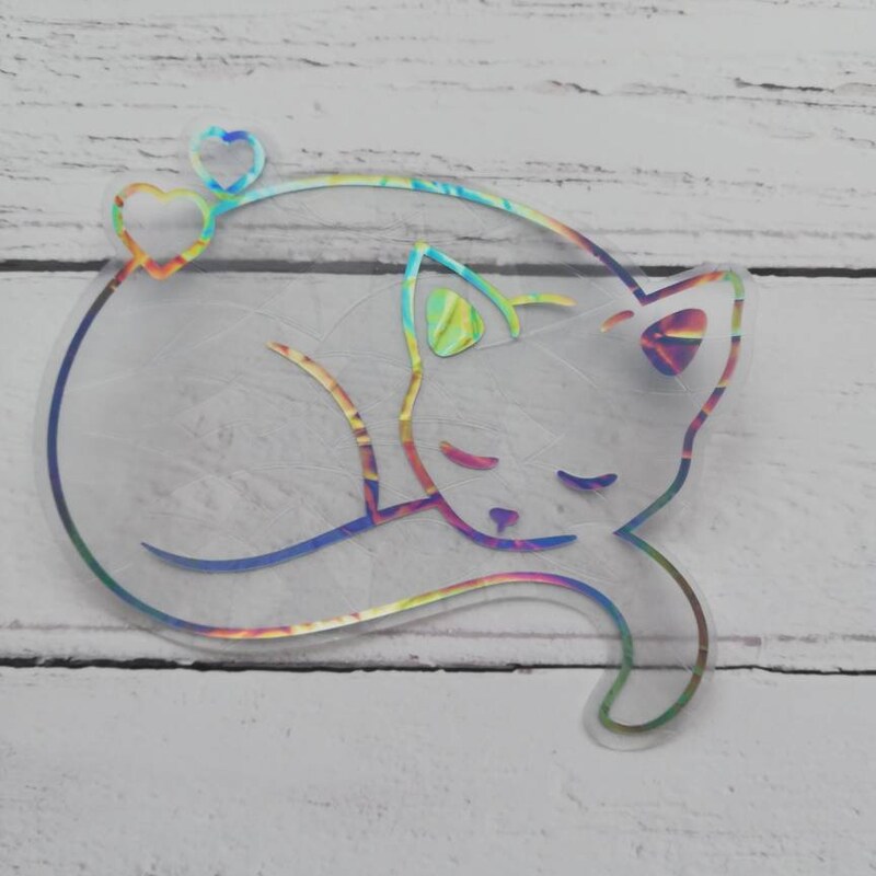 Cat Suncatcher - Etsy