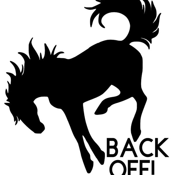 Back off Decal - Etsy