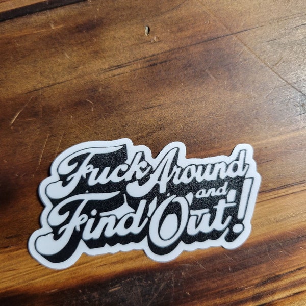 Fafo Bumper Sticker - Etsy