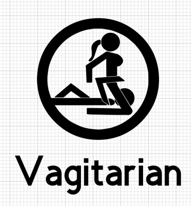Vagitarian Vinyl Decal - Etsy