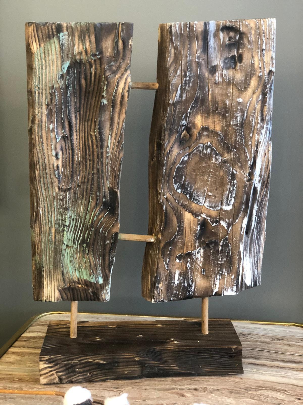 Wood Sculpture Abstract Art,wood Block Sculpture,art Deco Sculpture ...