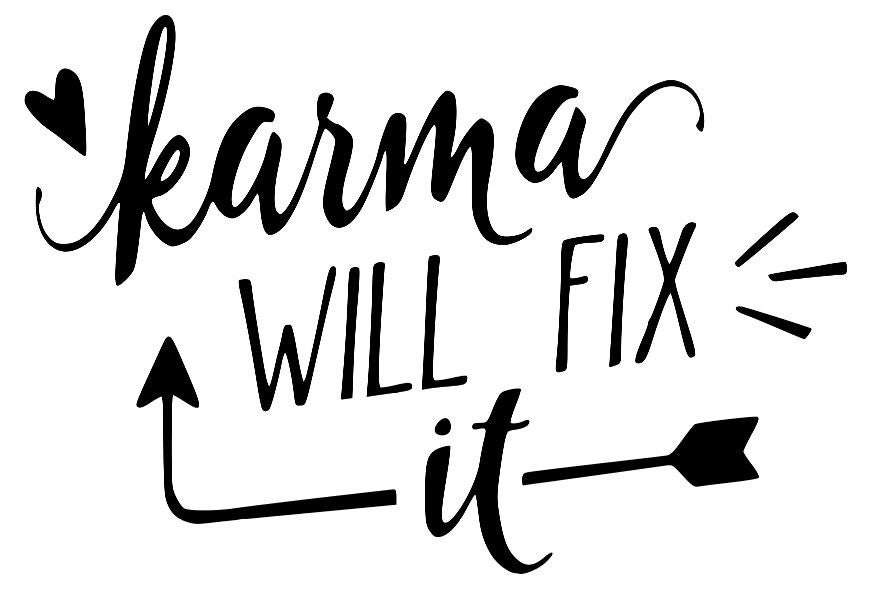 Karma Will Fix It Svg - Etsy