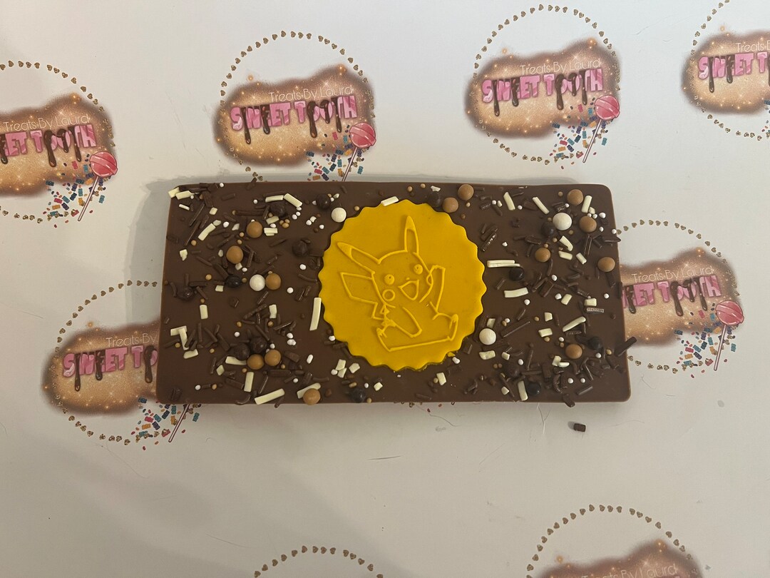 Pikachu Chocolate Bar - Etsy