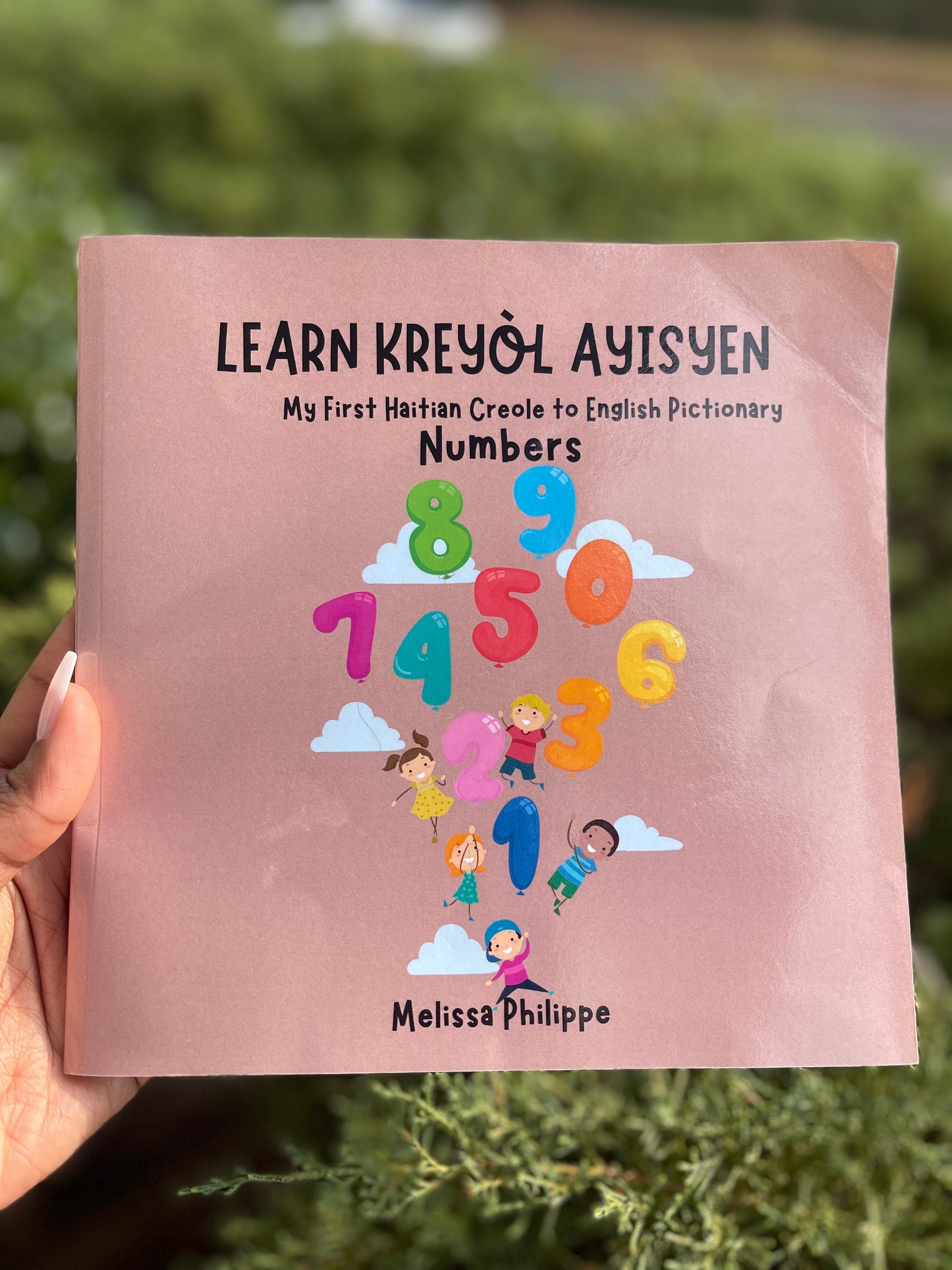 Learn Haitian Creole: Numbers Pictionary English to Haitian Creole - Etsy