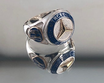 Mens Mercedes Ring - Etsy
