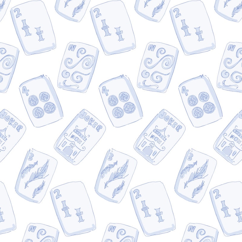 Mahjong Artwork - Etsy