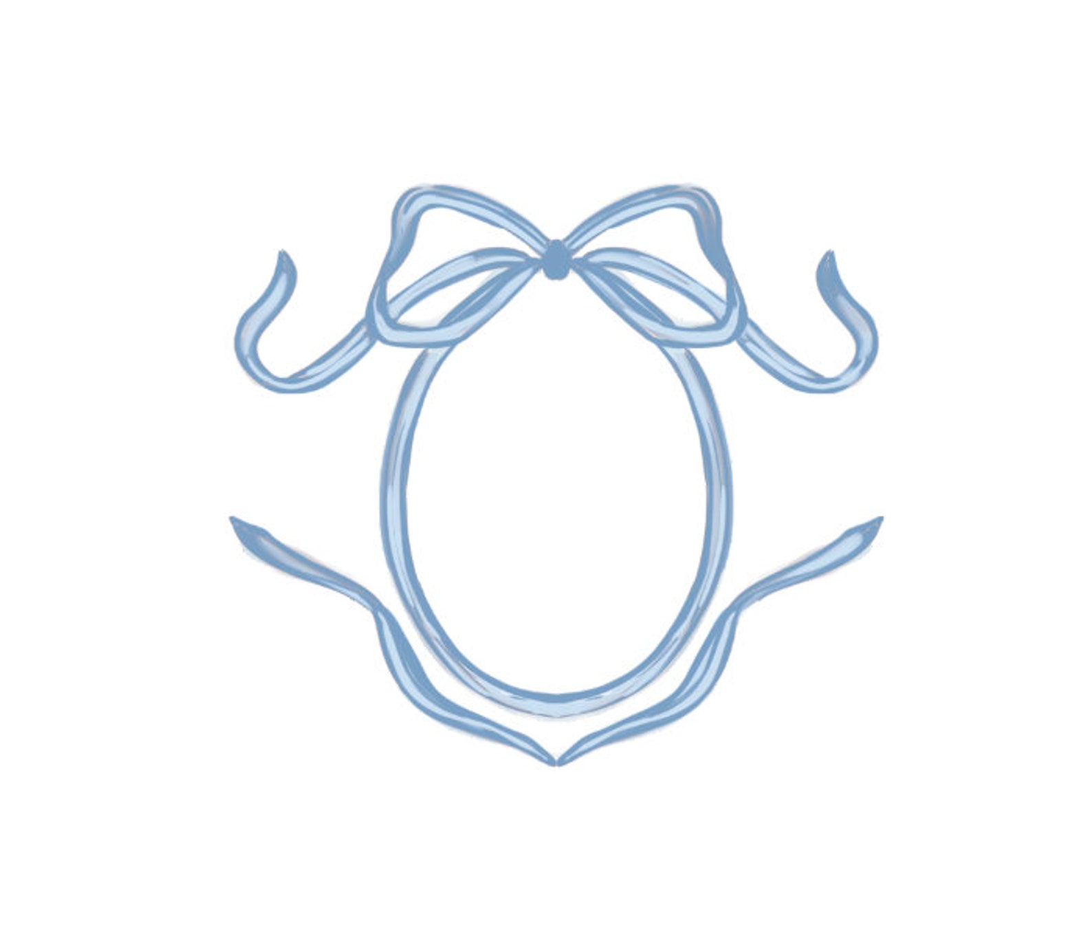 Baby Blue Hand Drawn Crest Set - Etsy