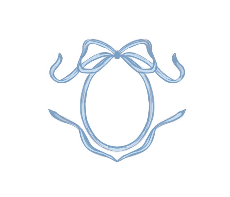 Baby Blue Hand Drawn Crest Set - Etsy