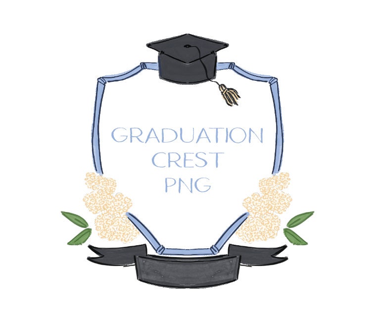 Graduation Crest Clip Art - Etsy
