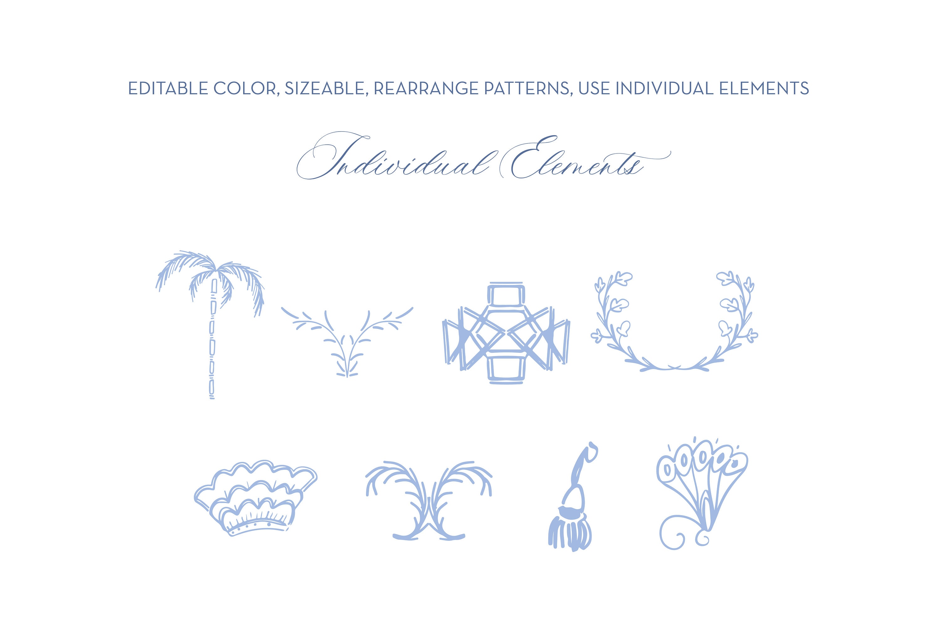 Hand Drawn Pink Chinoiserie China Vector Pattern - Etsy